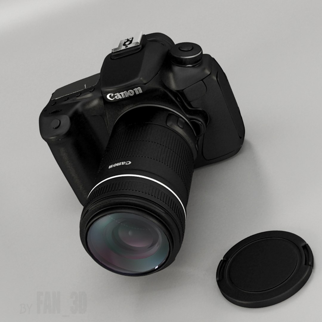 Canon Eos Camera 3d Model