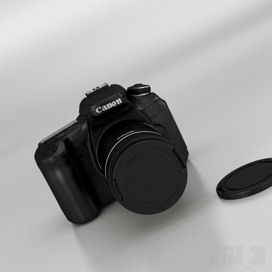 Canon Eos Camera 3d Model