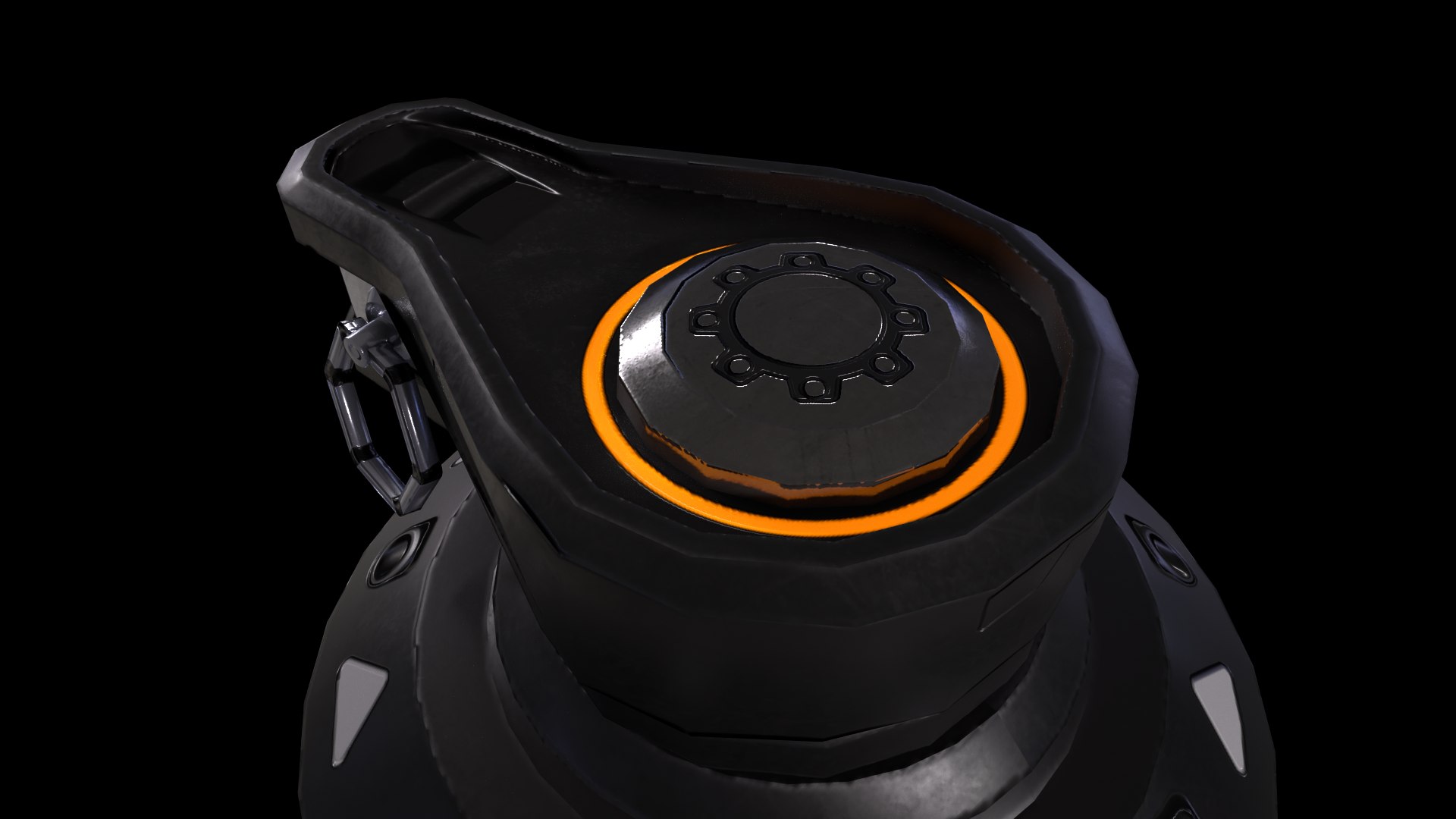 3D Sci - fi Bomb Game Ready Low Poly model - TurboSquid 1787814