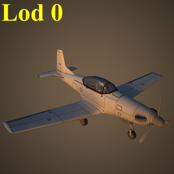 pilatus basic 3d model