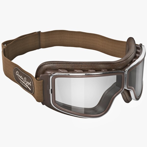 modelo 3d Gafas Retro Pilot T1 Marron - TurboSquid 997331