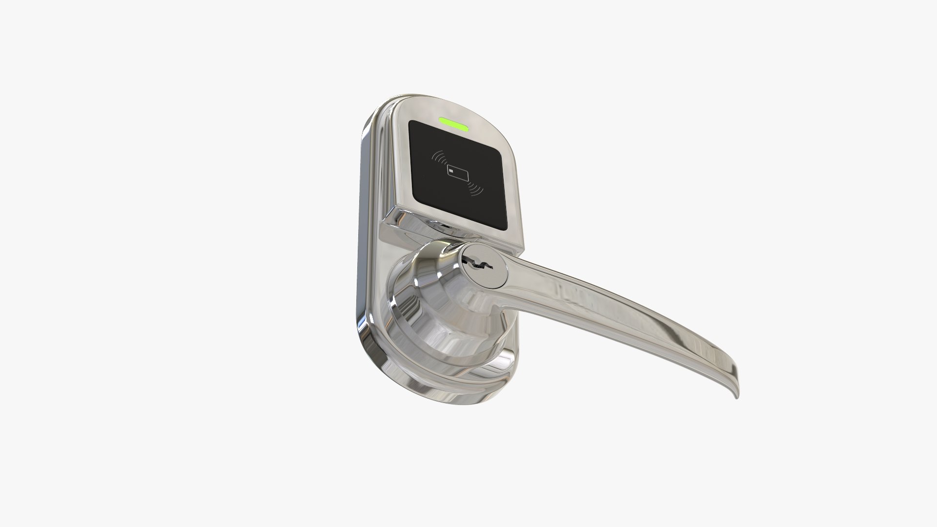 Door Card Reader Entry Handle 3D Model - TurboSquid 1965462