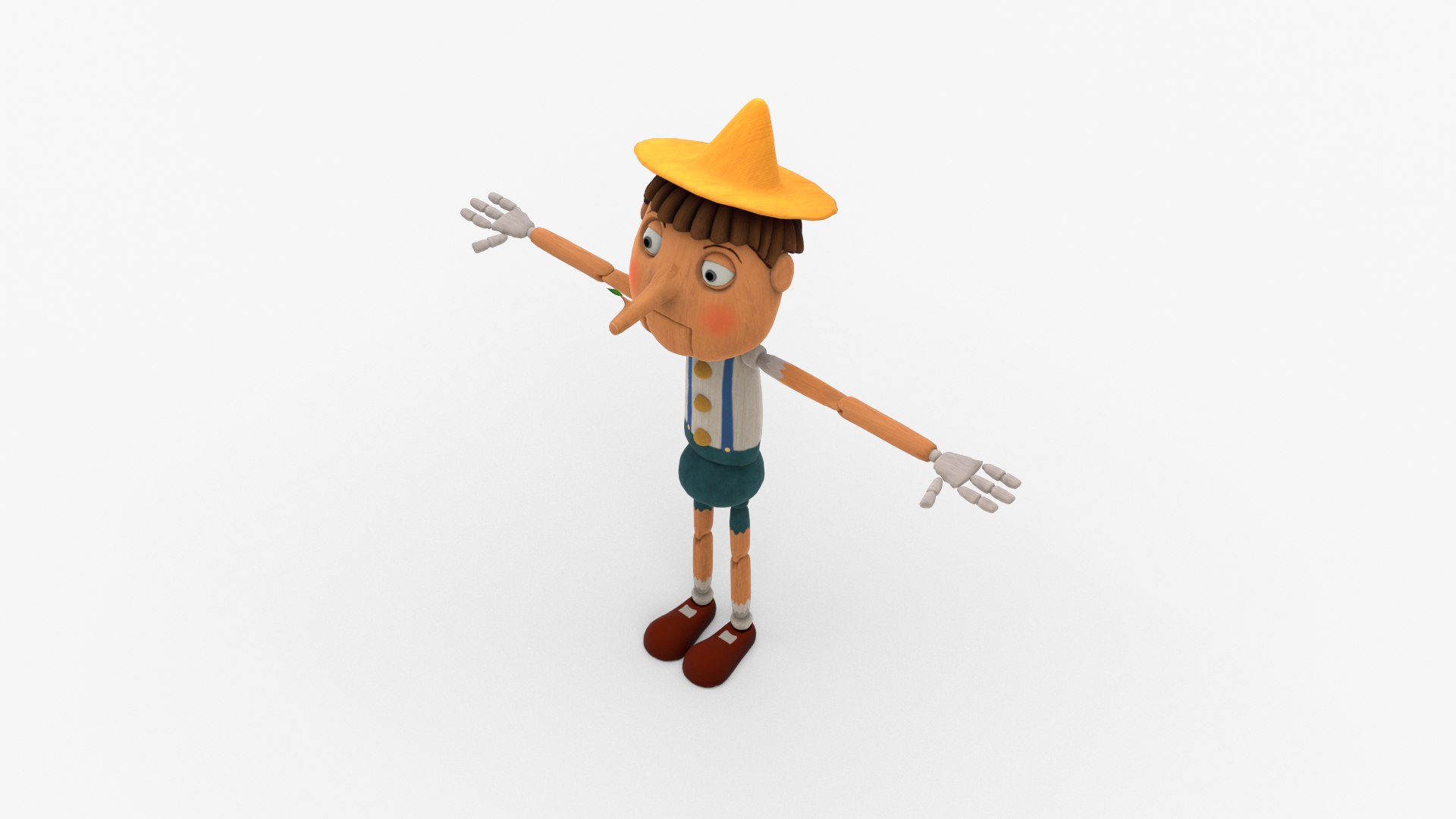 3D Pinocchio From Shrek - TurboSquid 2292392