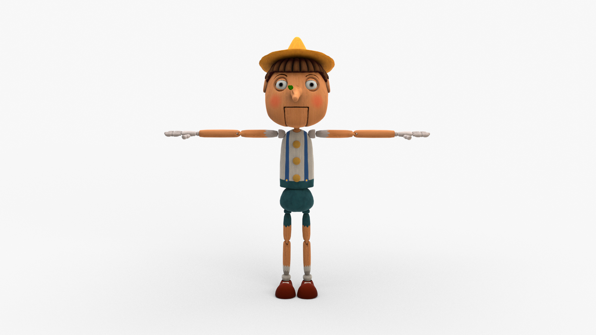 3D Pinocchio From Shrek - TurboSquid 2292392