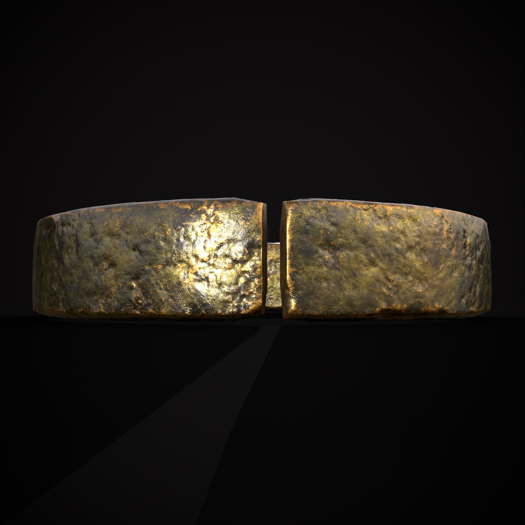 3D Gold Viking Rune Ring Model - TurboSquid 2078285