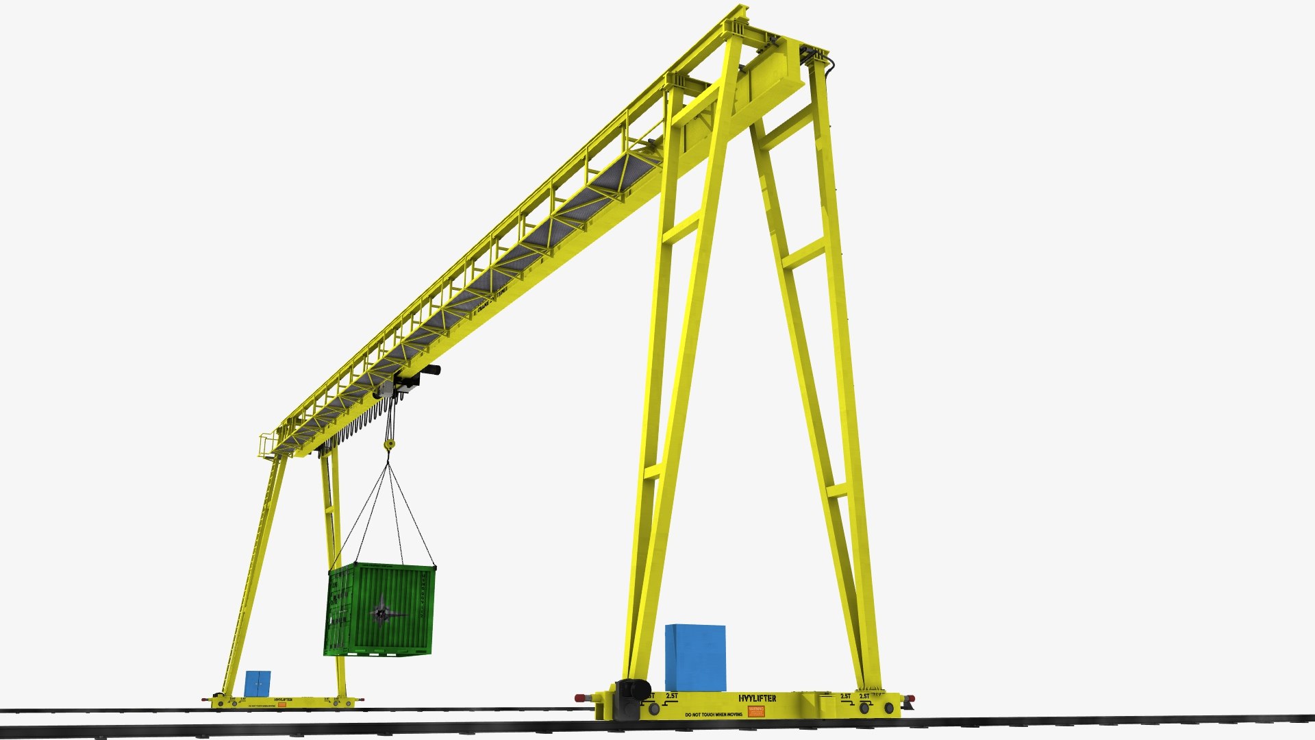3D Gantry Crane model - TurboSquid 1822449
