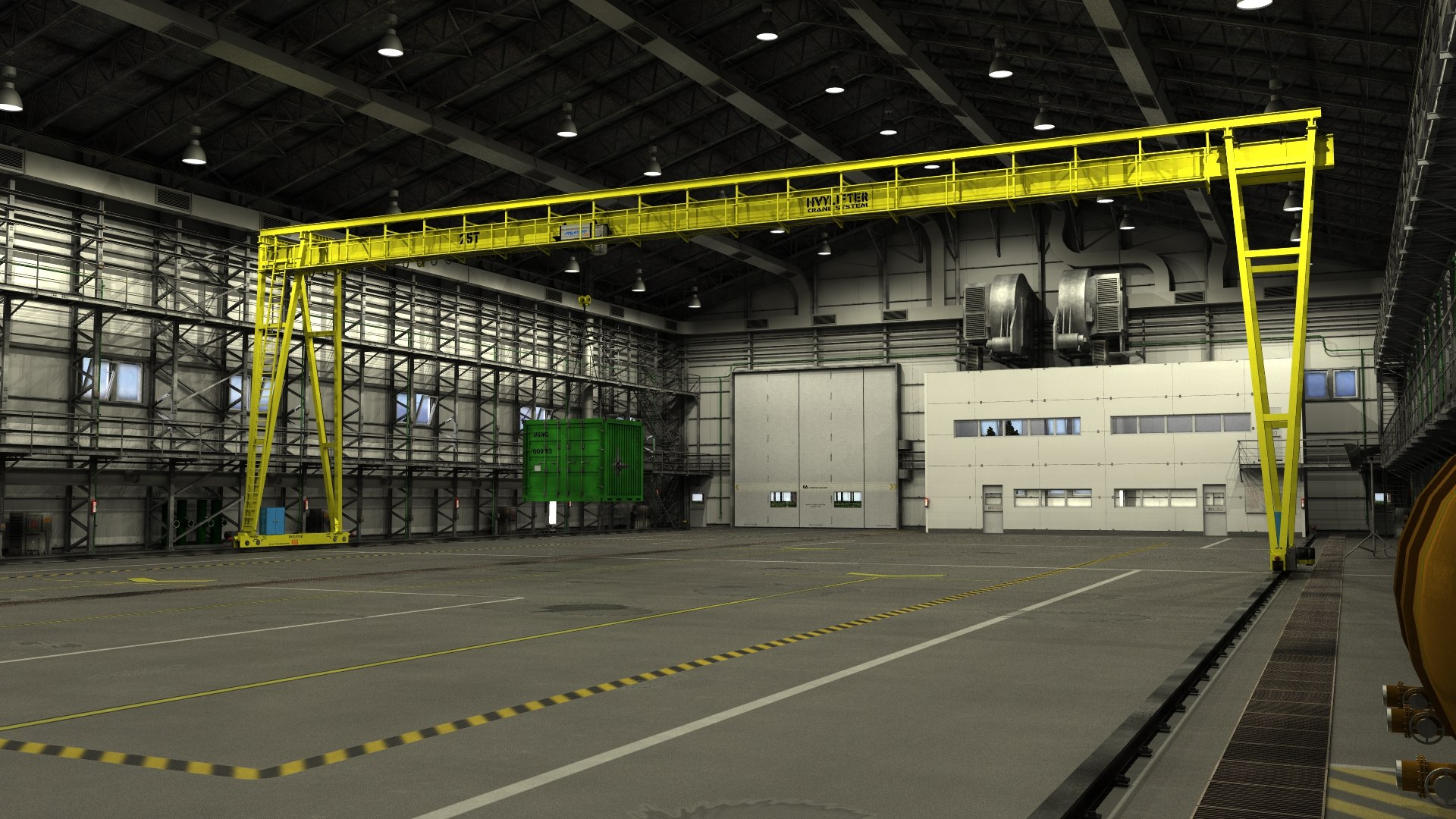 3D Gantry Crane Model - TurboSquid 1822449