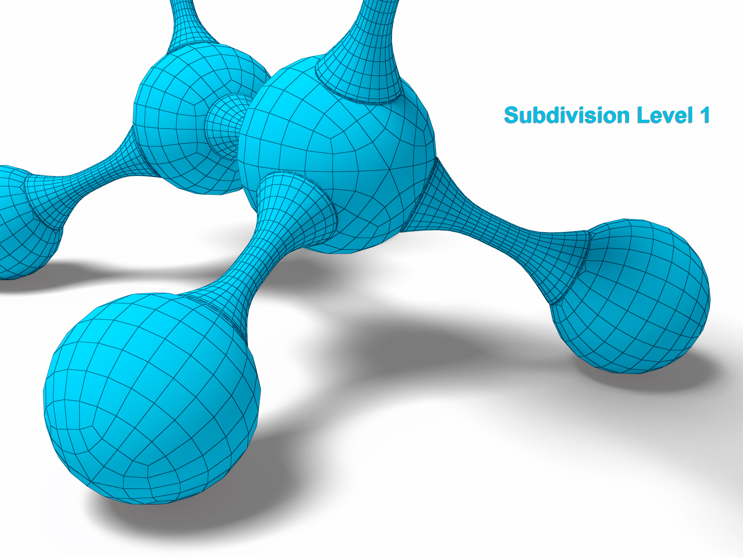 Ethanol molecule c2h6o modeled 3D model - TurboSquid 1543644
