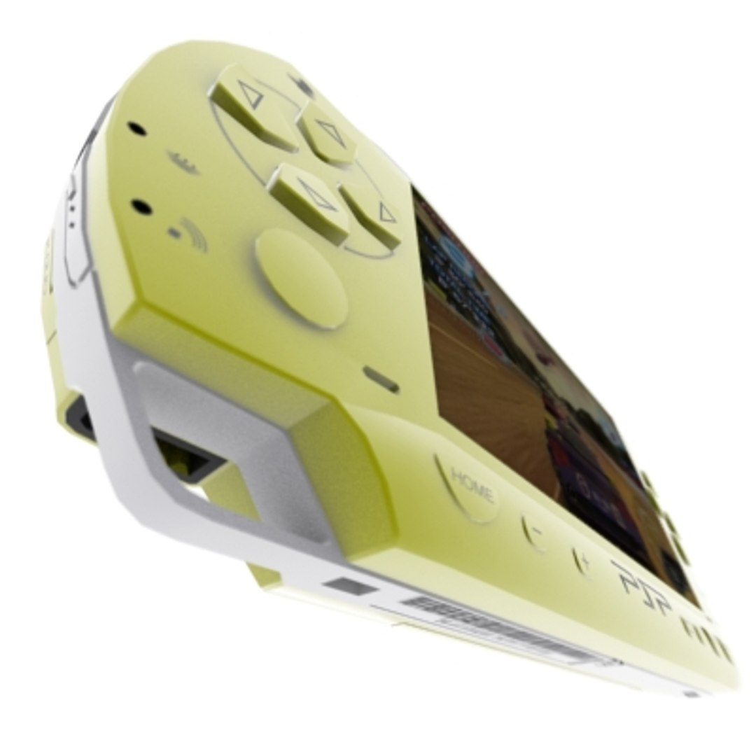Sony Psp Console 3d Model