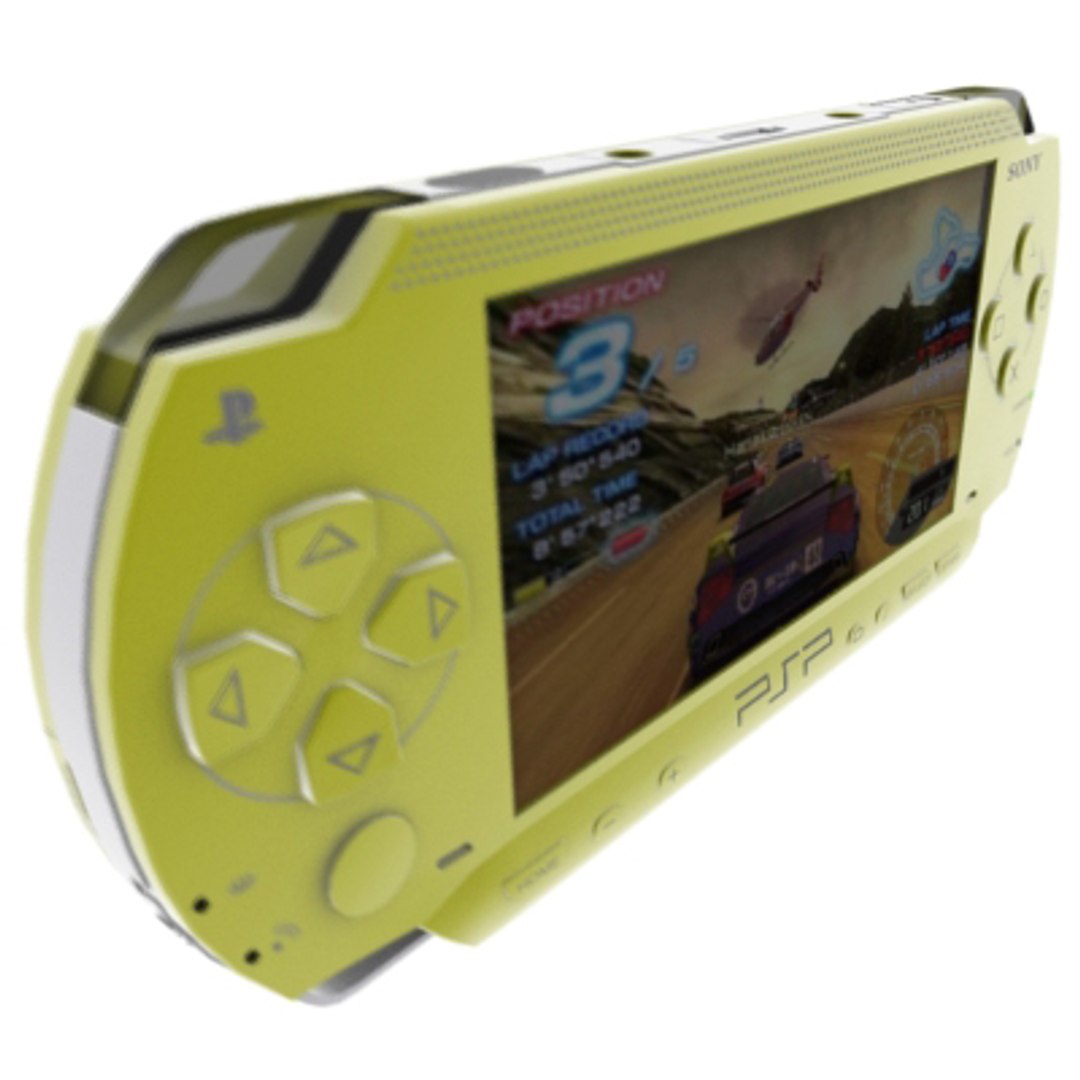 Sony Psp Console 3d Model