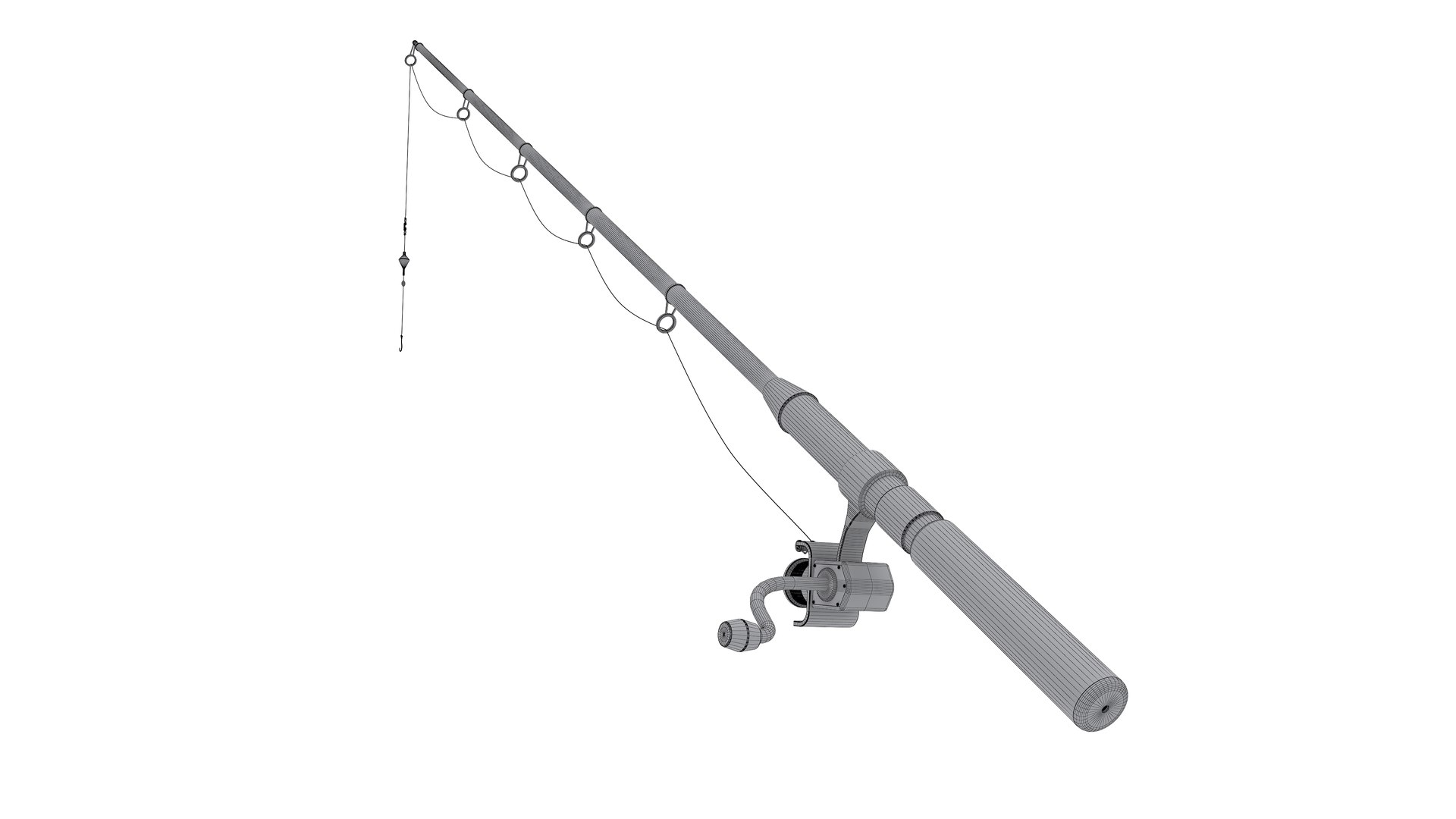 3D Fishing Pole Model - TurboSquid 2257878