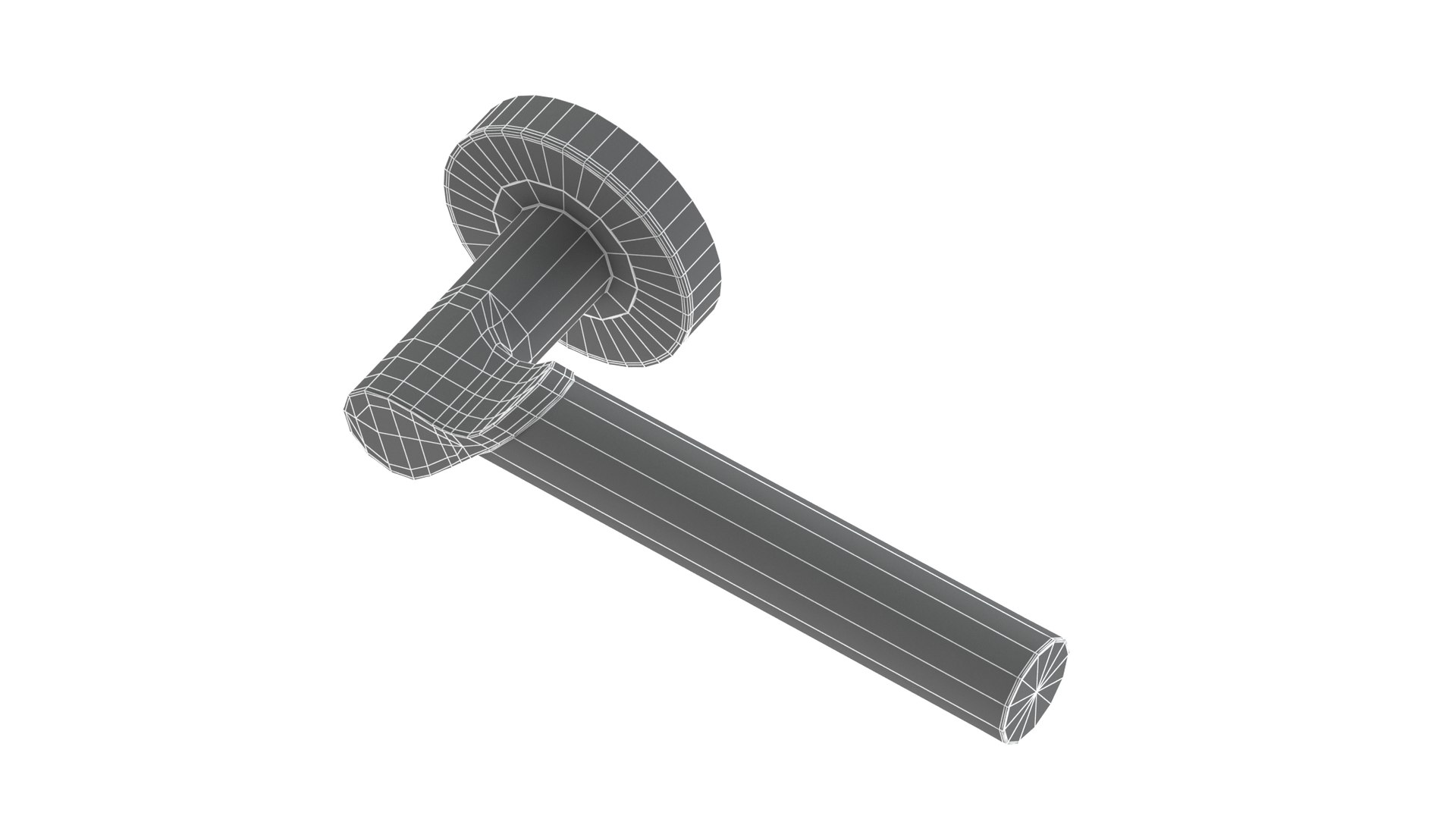 3D Consort Moonlight Satin Stainless Steel Door Handle Model ...