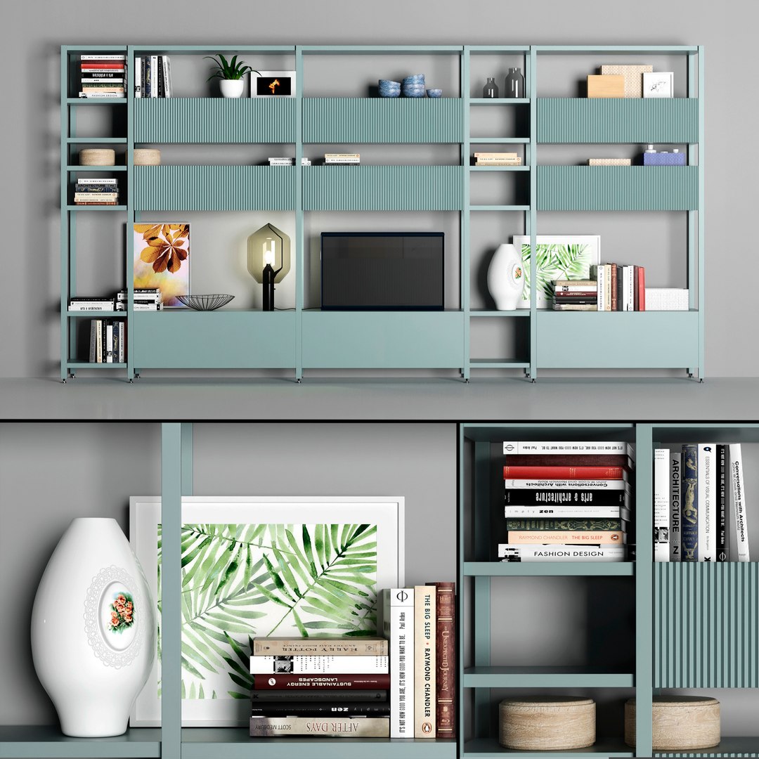 3D Shelving Cabinet - TurboSquid 1276058