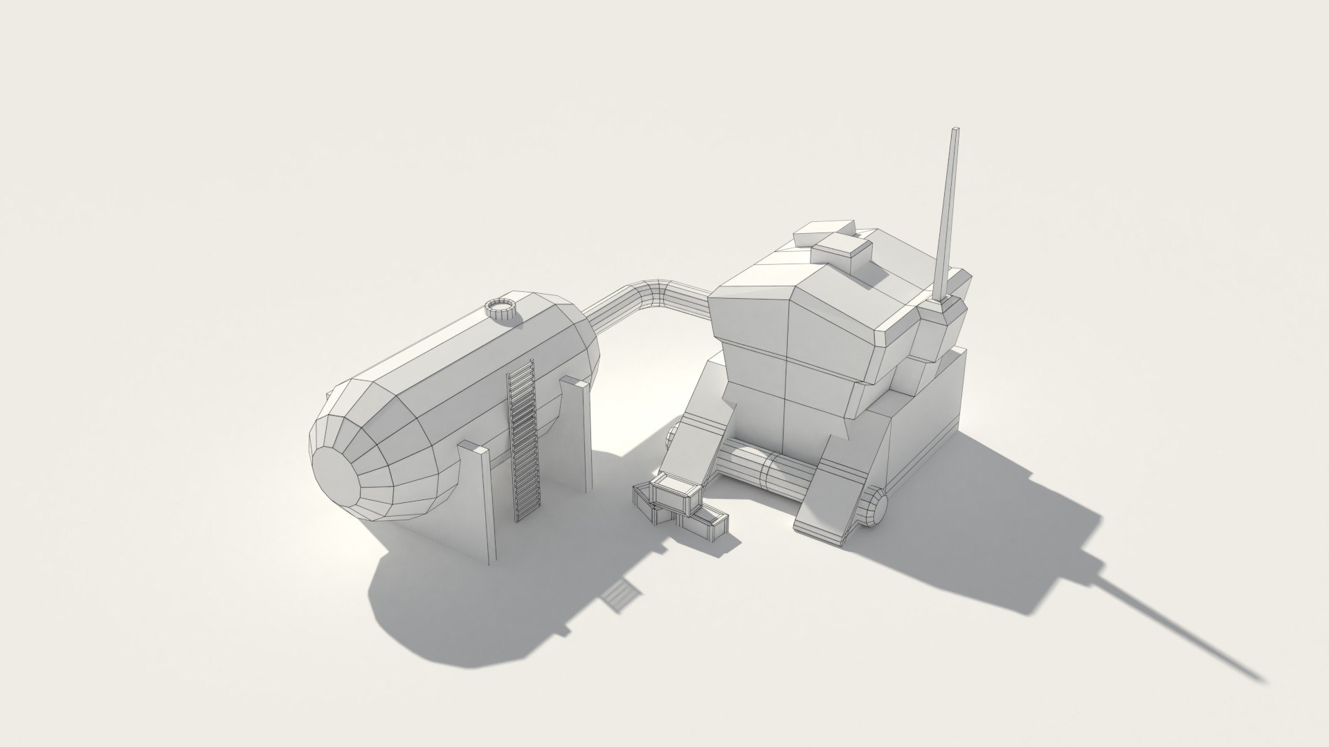 Futuristic Generator 3D Model - TurboSquid 1319706
