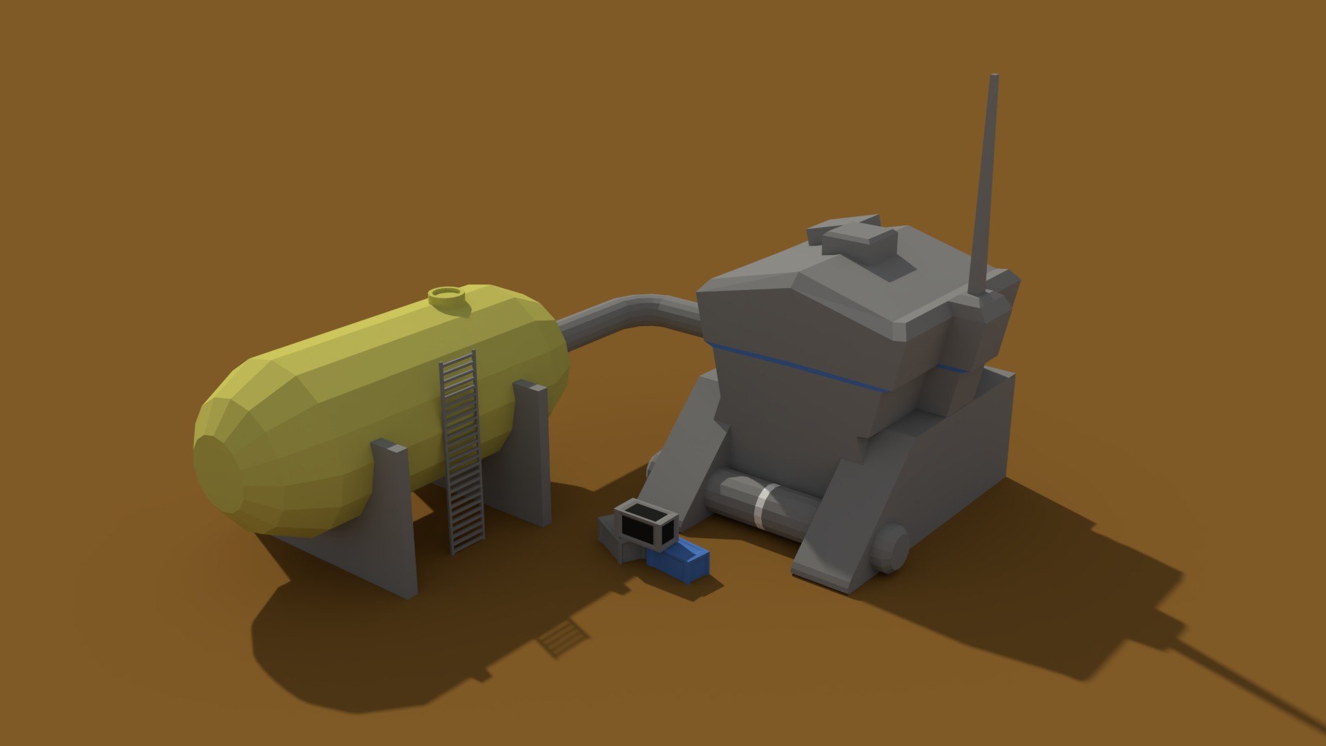 Futuristic Generator 3D Model - TurboSquid 1319706