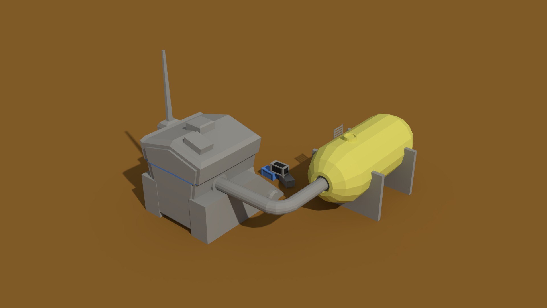 Futuristic Generator 3D Model - TurboSquid 1319706