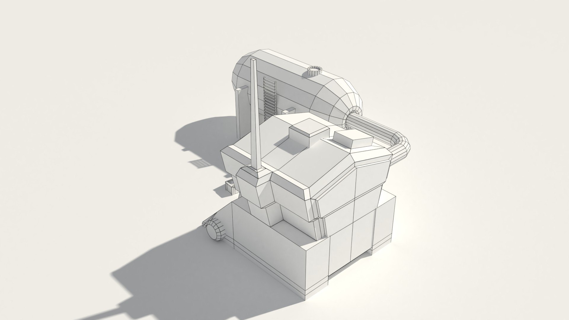 Futuristic Generator 3D Model - TurboSquid 1319706