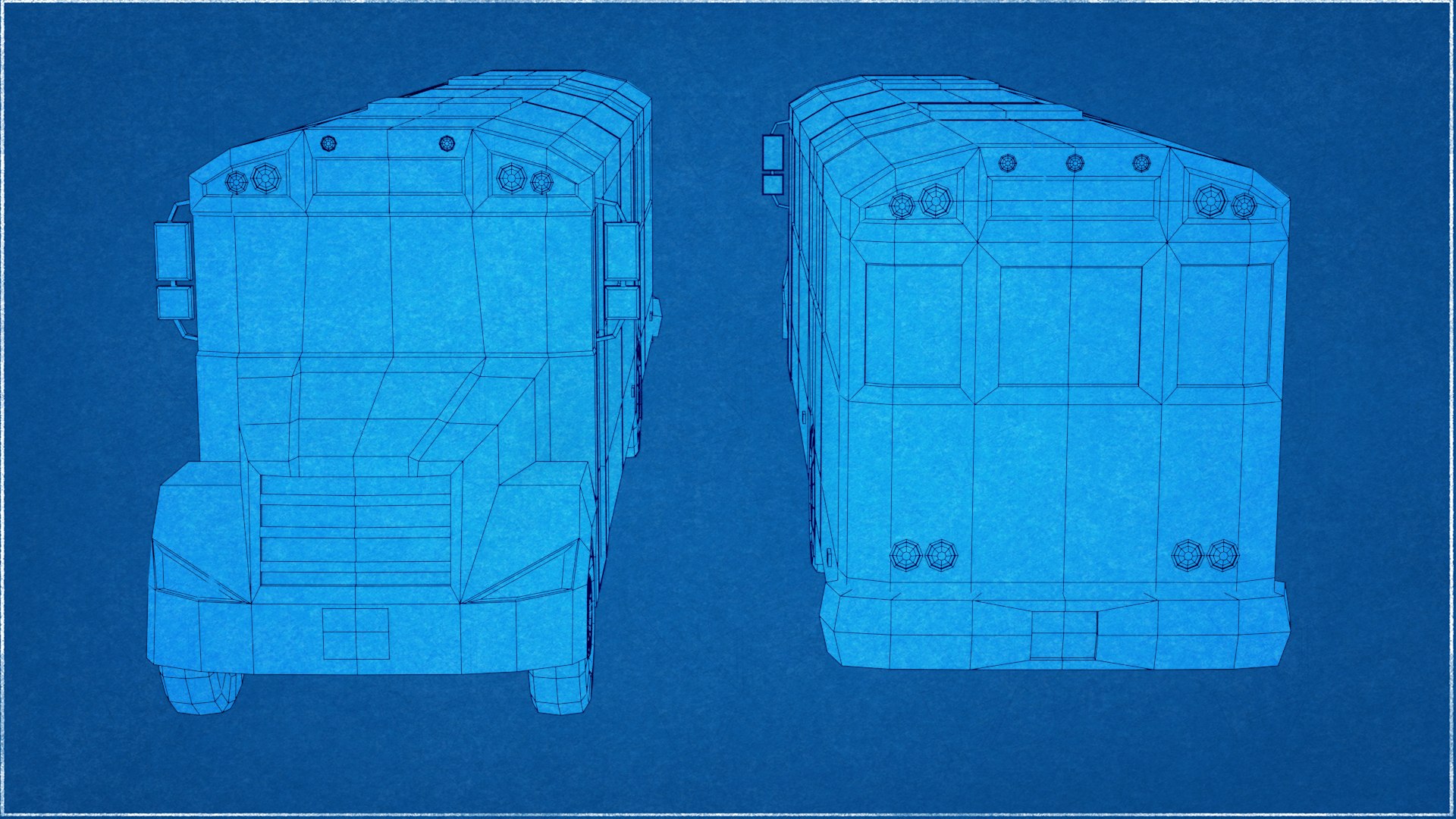 Police Correctional Bus Facility LowPoly 3D Model - TurboSquid 2083405