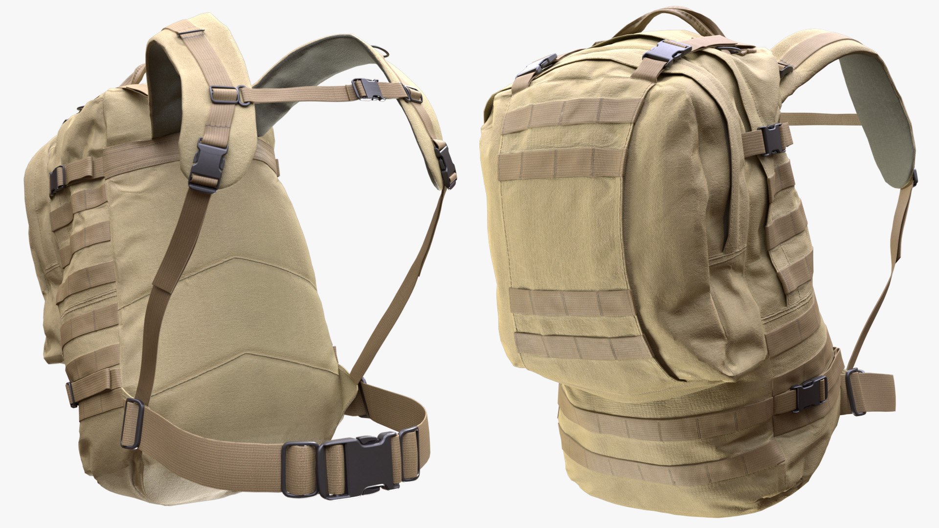 3D Tactical Backpack 74 - All MH Bodies UE5 Skeletons - Rigged ...