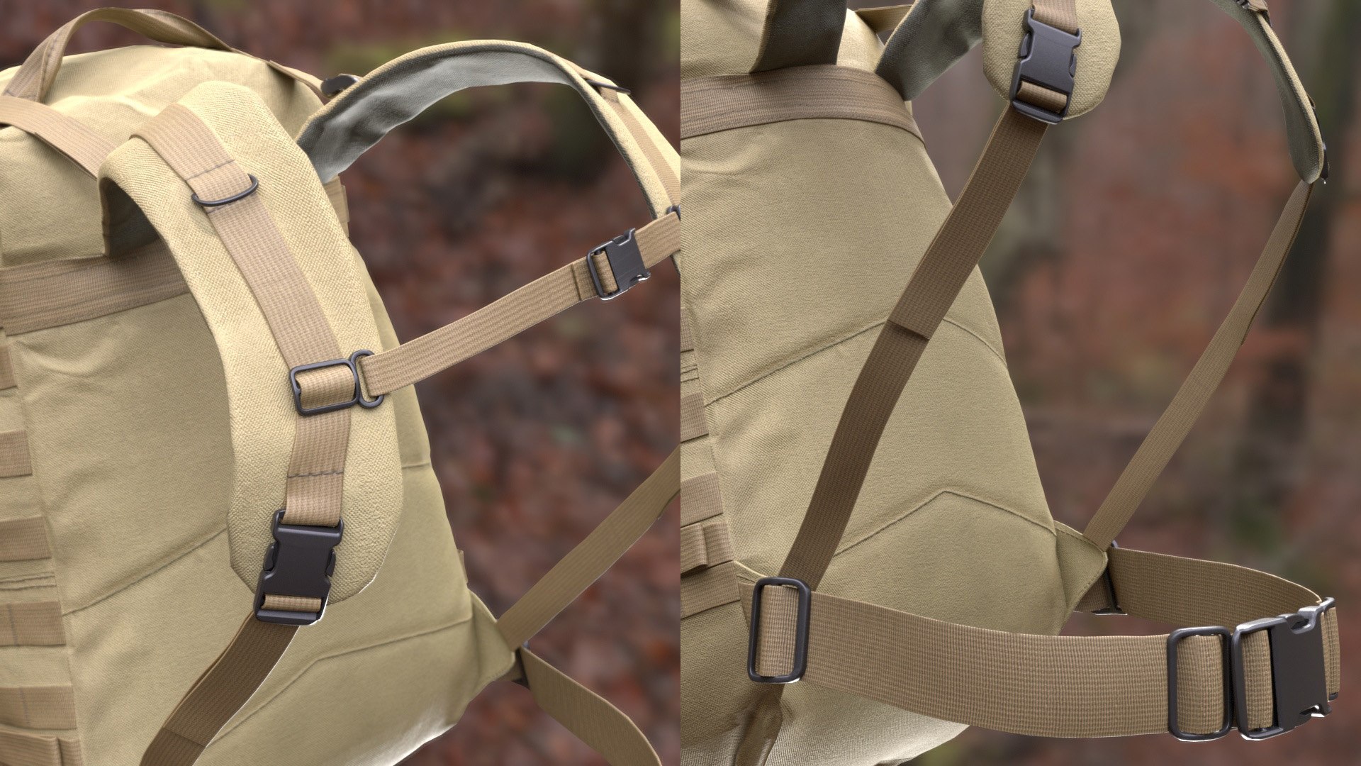 3D Tactical Backpack 74 - All MH Bodies UE5 Skeletons - Rigged ...