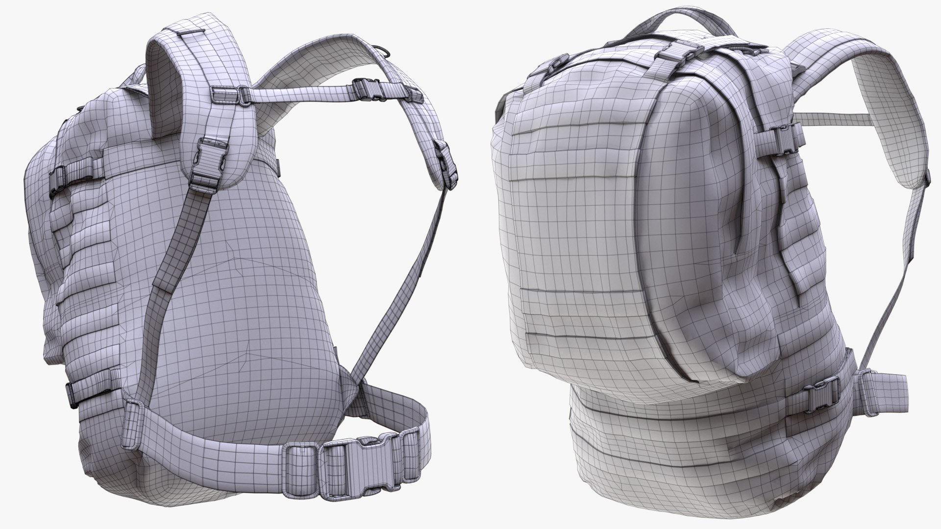 3D Tactical Backpack 74 - All MH Bodies UE5 Skeletons - Rigged ...