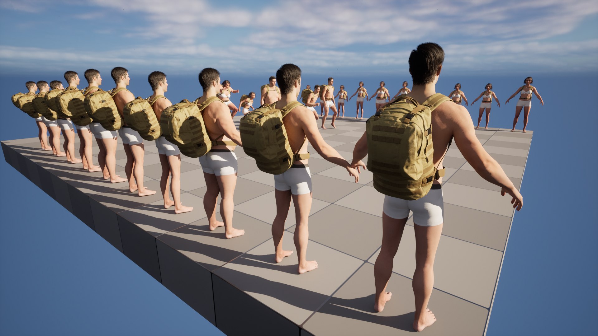 3D Tactical Backpack 74 - All MH Bodies UE5 Skeletons - Rigged ...