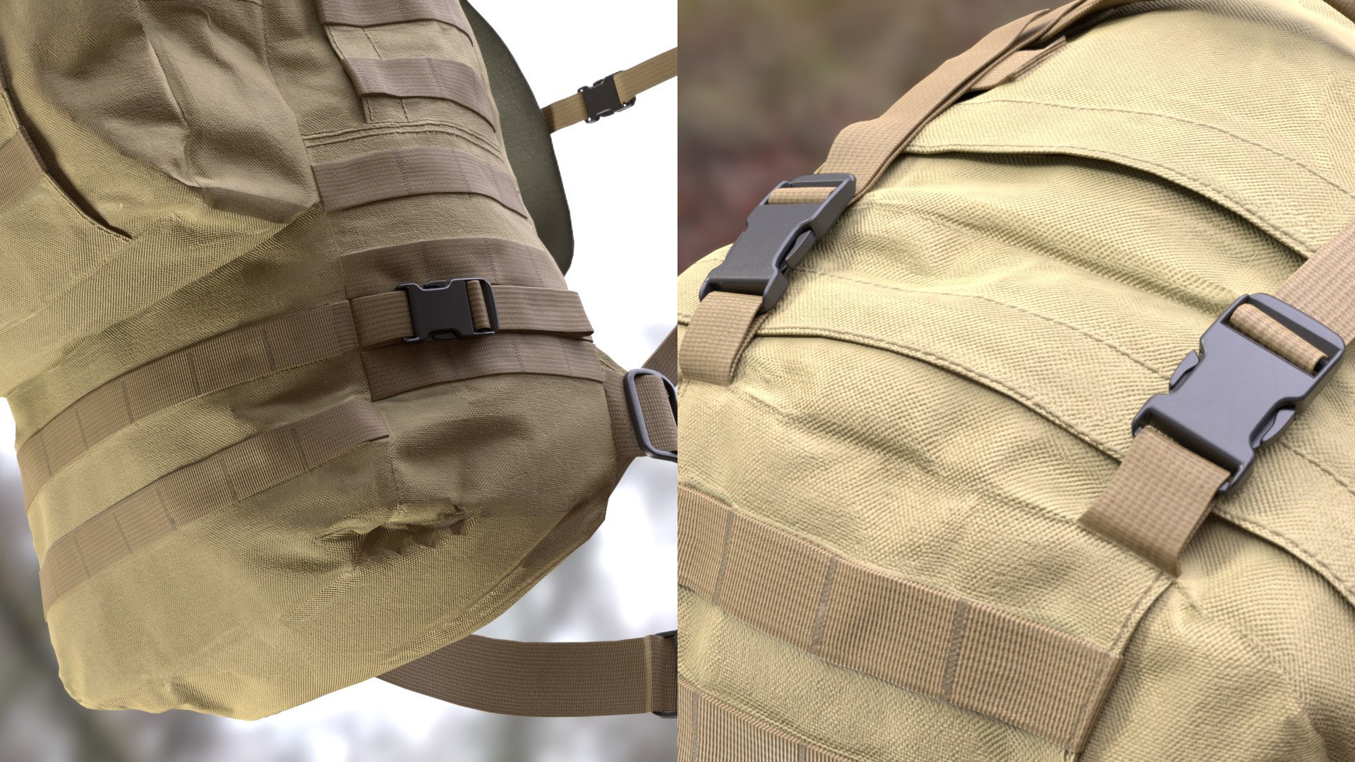 3D Tactical Backpack 74 - All MH Bodies UE5 Skeletons - Rigged ...