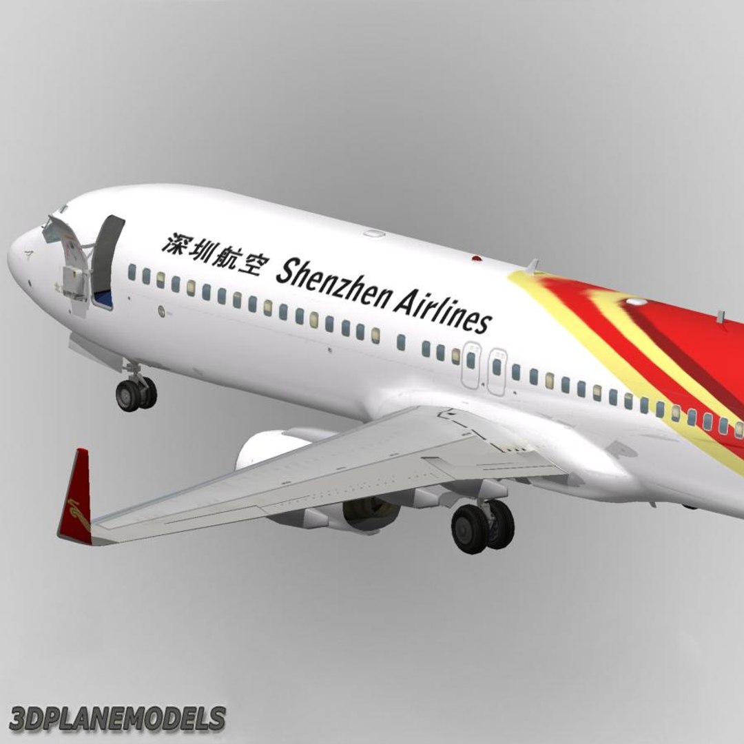 3d B737-900 Shenzhen Airlines 737