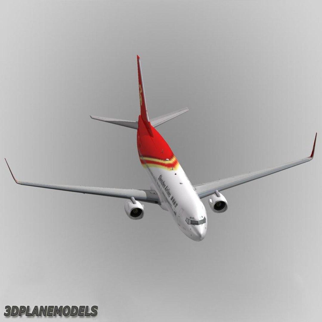 3d B737-900 Shenzhen Airlines 737