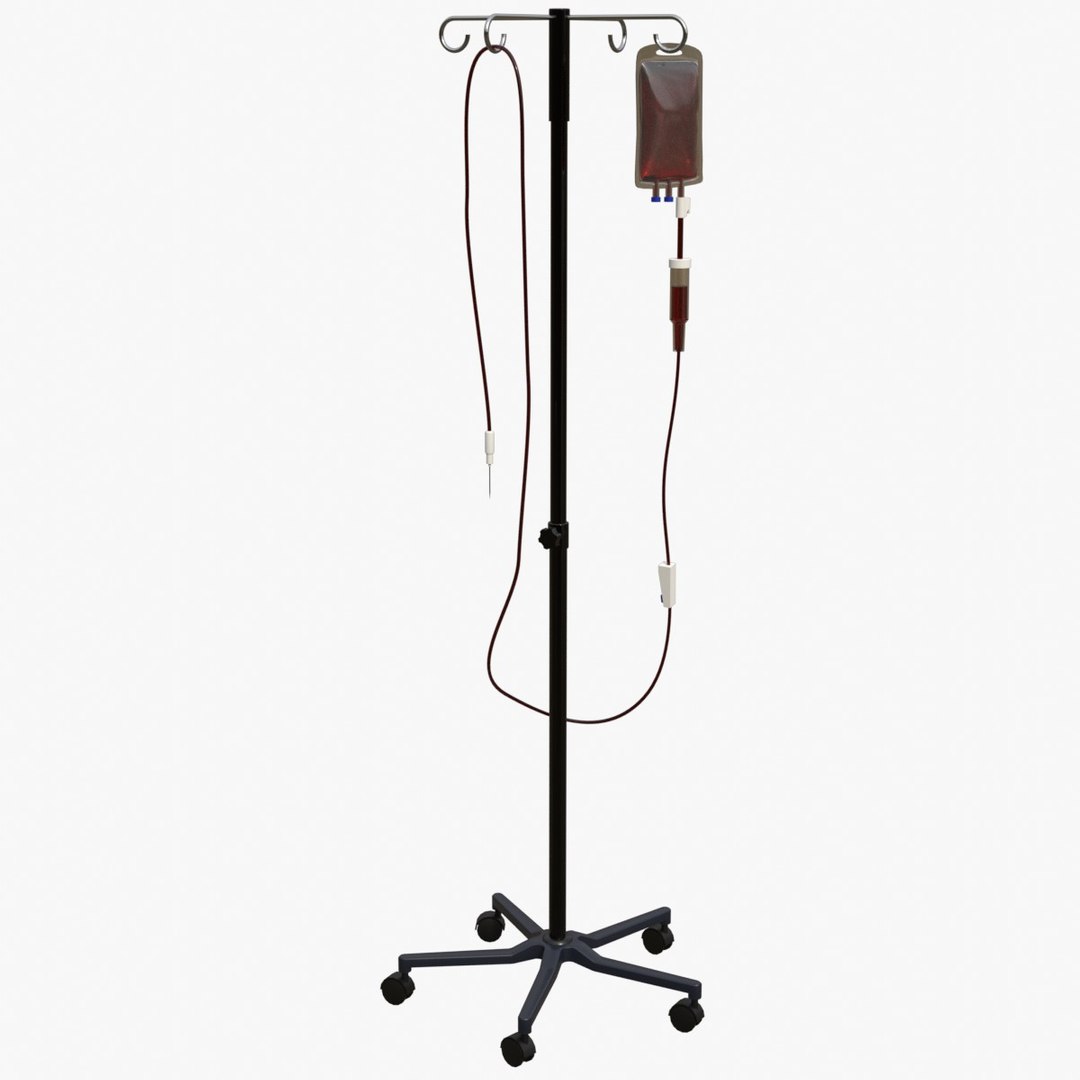 3D IV Stand 2 Basic - TurboSquid 2042602