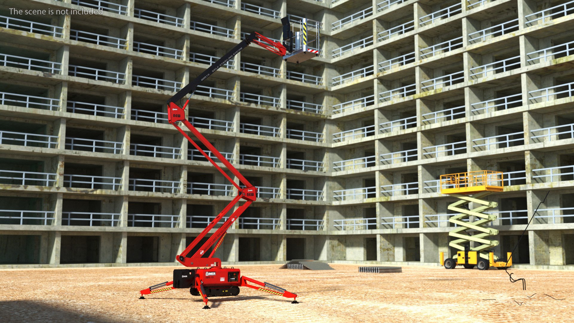3D Articulated Boom Lift Rigged Model - TurboSquid 2292896