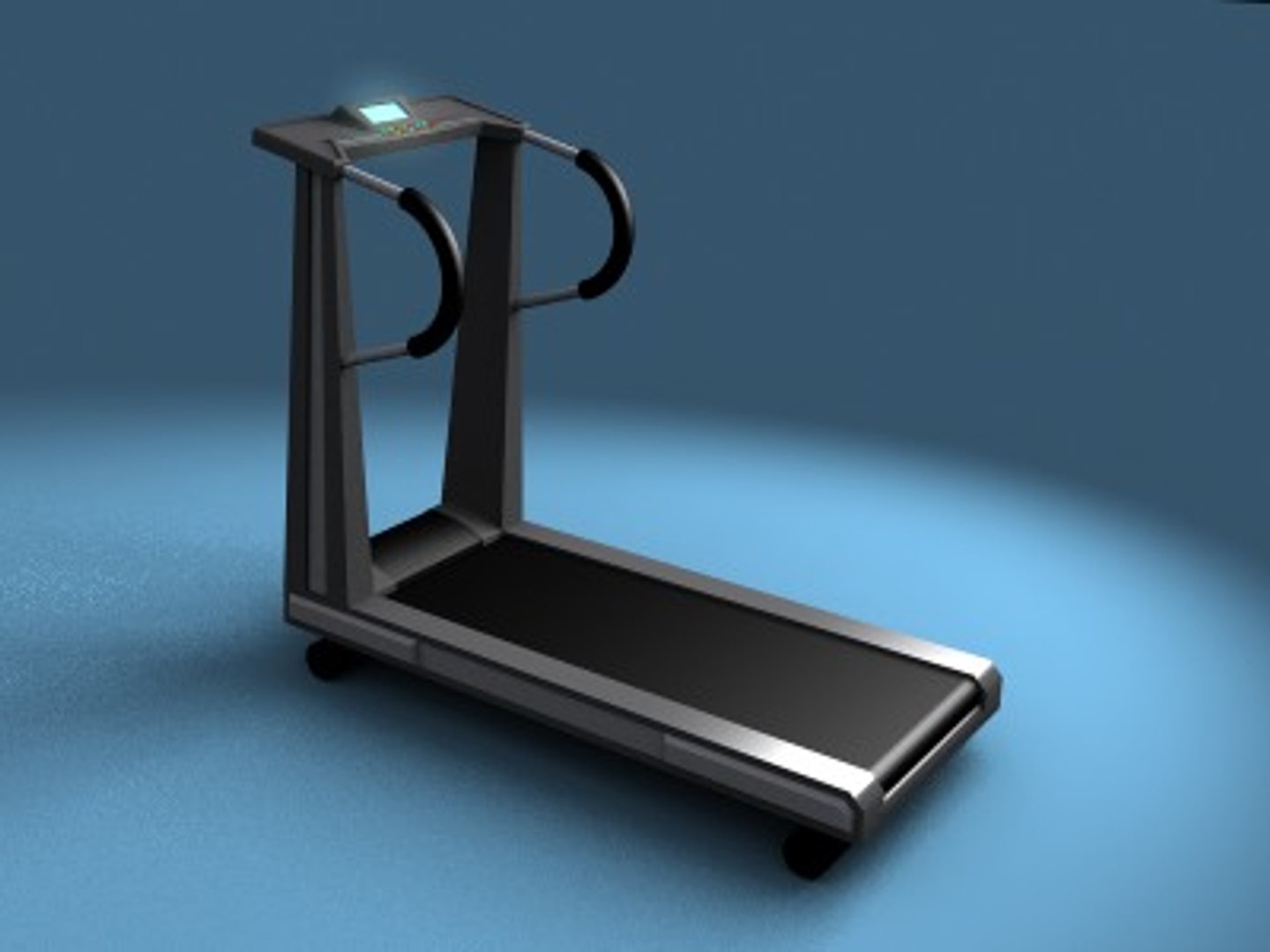 workout treadmill 3d max