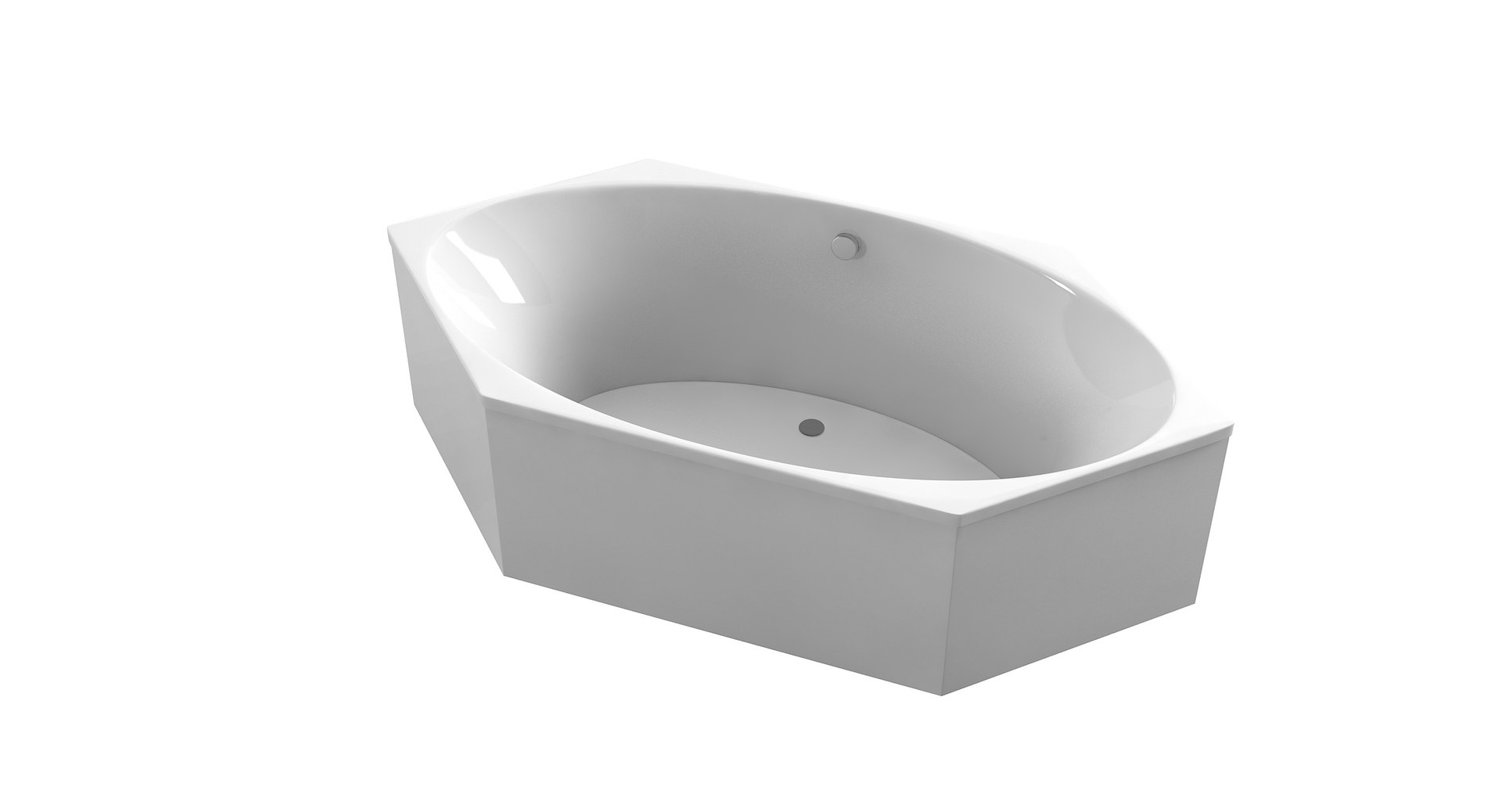 Duravit Corner Bathtub 3ds