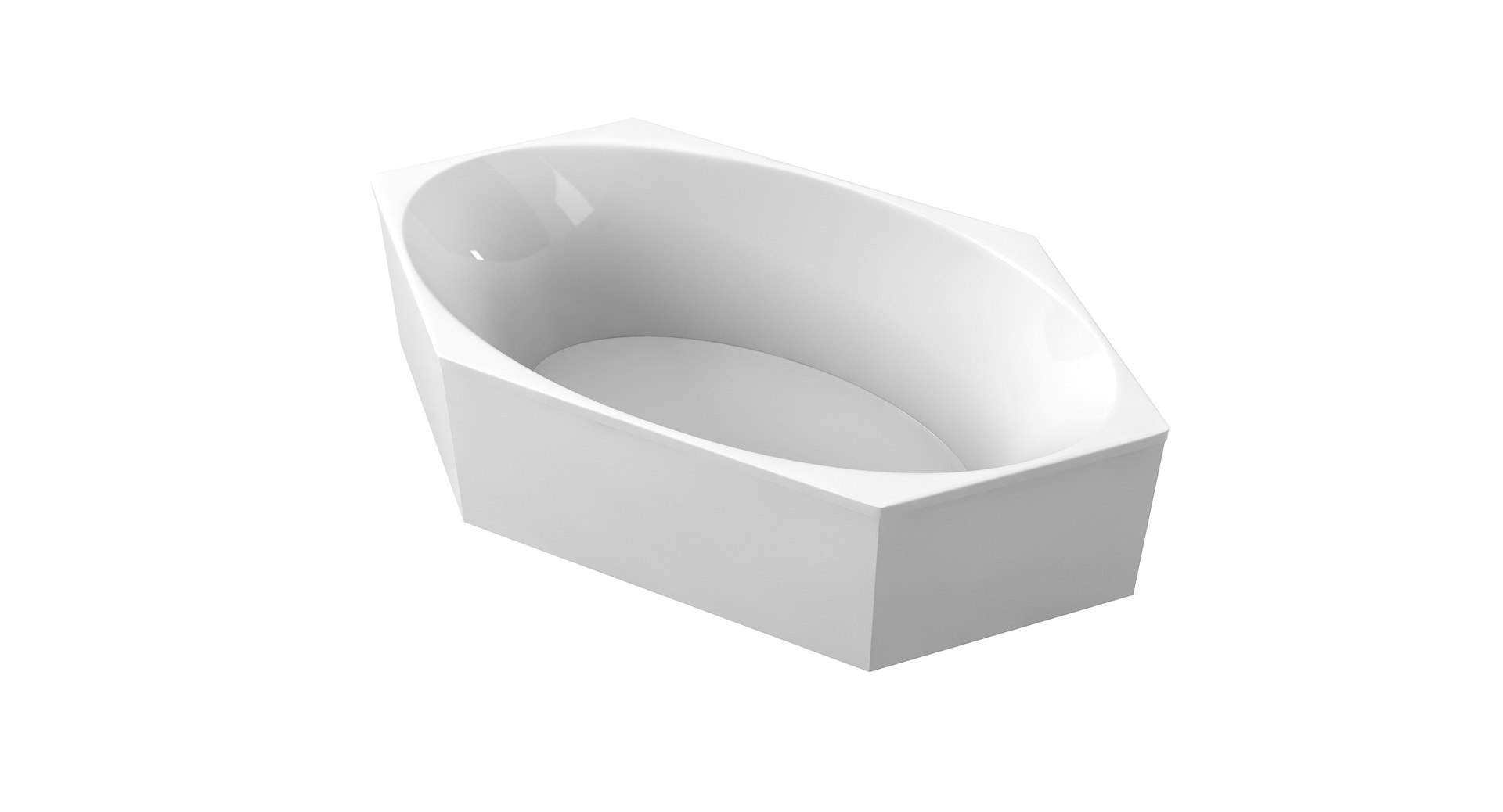 Duravit Corner Bathtub 3ds