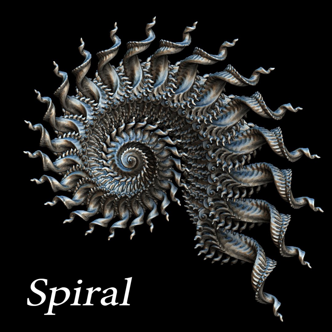 Spiral 3d Model