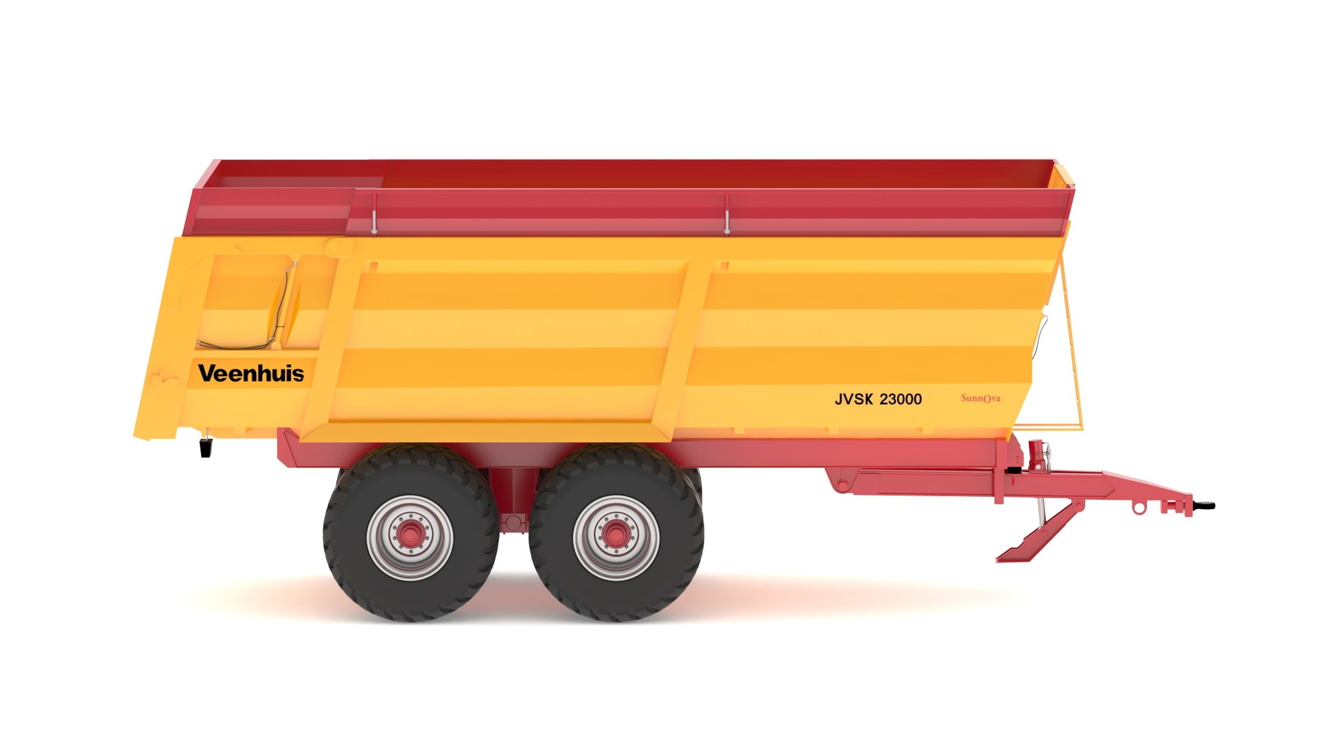 Veenhuis Trailers Jvsk High Capacity 3D Model - TurboSquid 2265084