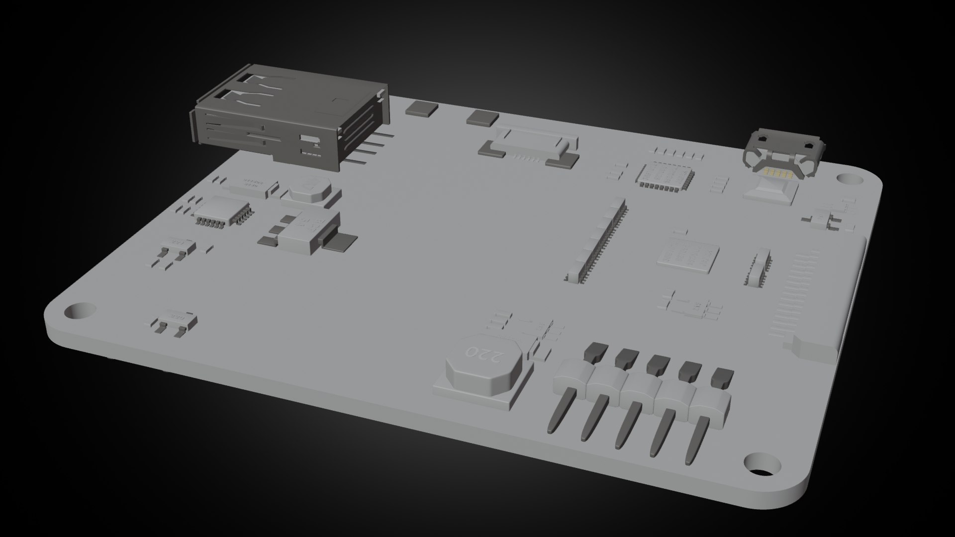 3D Model Raspberry Pi Display V1 - TurboSquid 2248764