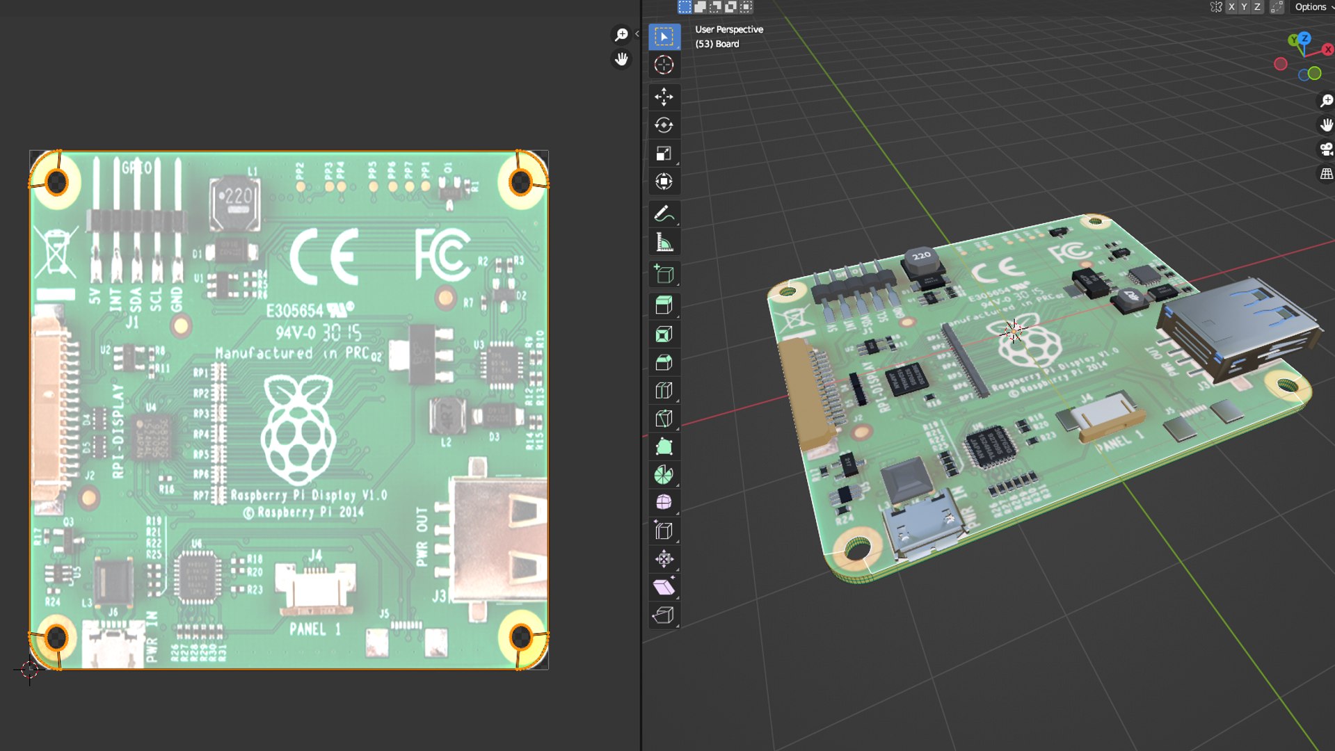 3D Model Raspberry Pi Display V1 - TurboSquid 2248764