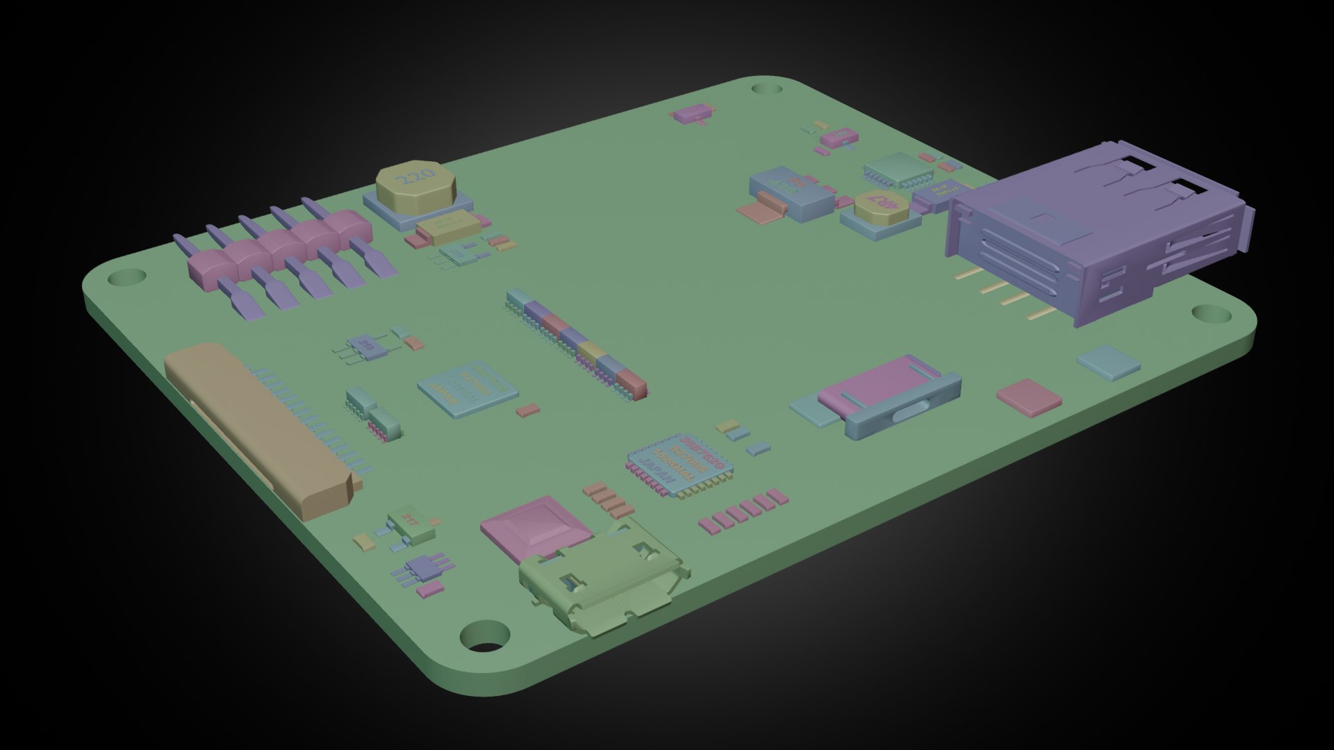 3D Model Raspberry Pi Display V1 - TurboSquid 2248764