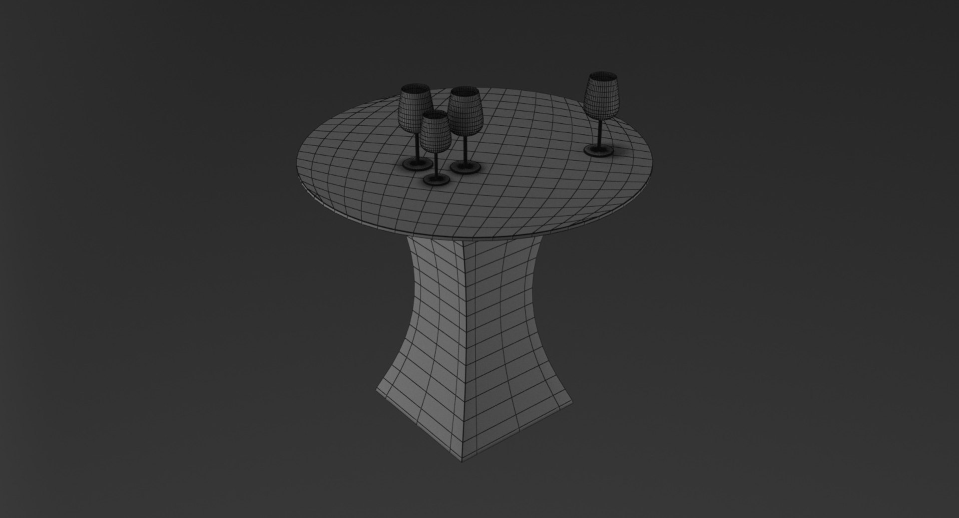 3D Cocktail Table - TurboSquid 1245067