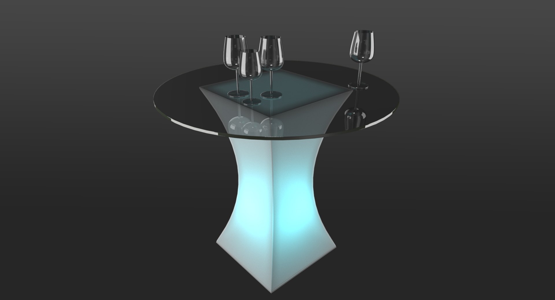 3D Cocktail Table - TurboSquid 1245067