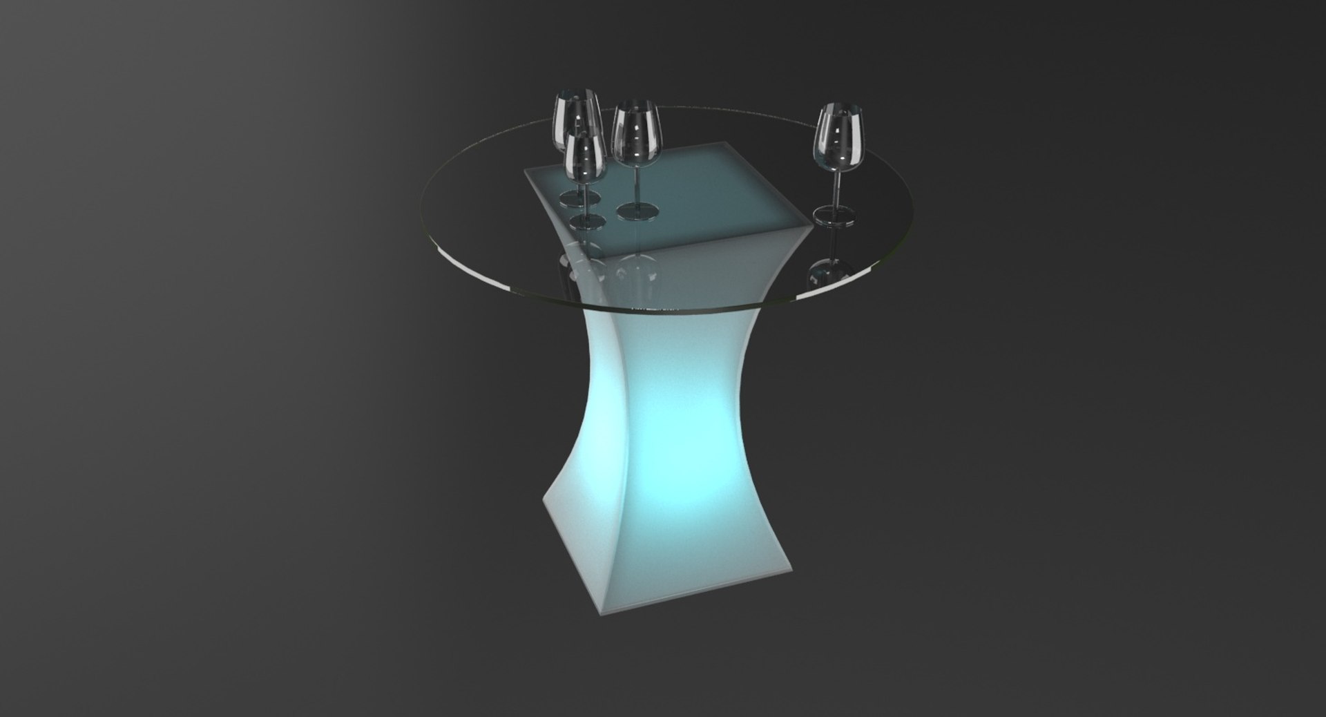 3D Cocktail Table - TurboSquid 1245067