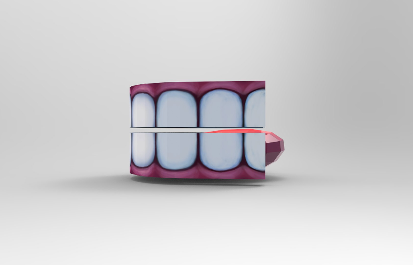 Cartoon teeth model - TurboSquid 1520889