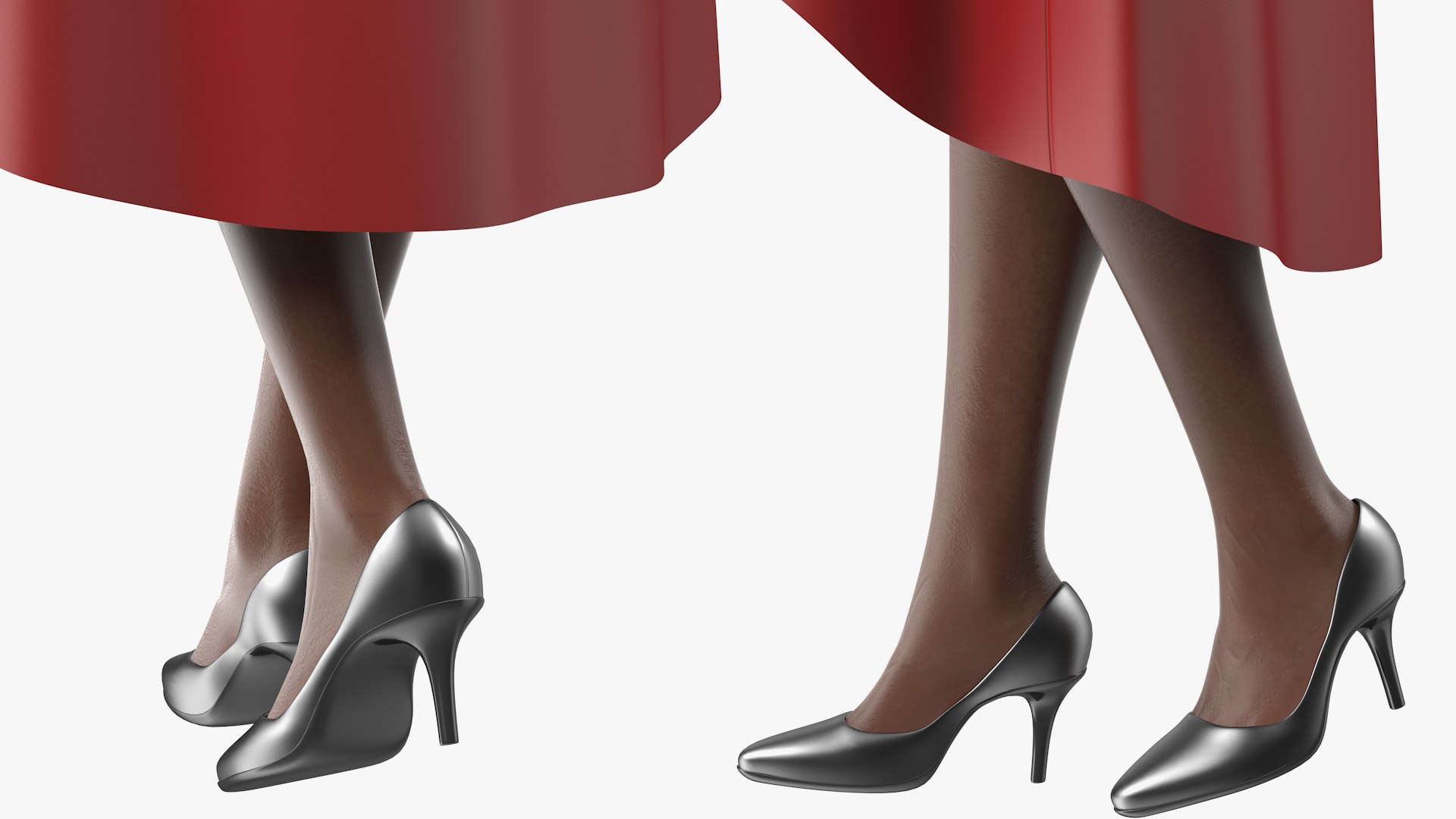 3D dark skin graduation gown model - TurboSquid 1670554