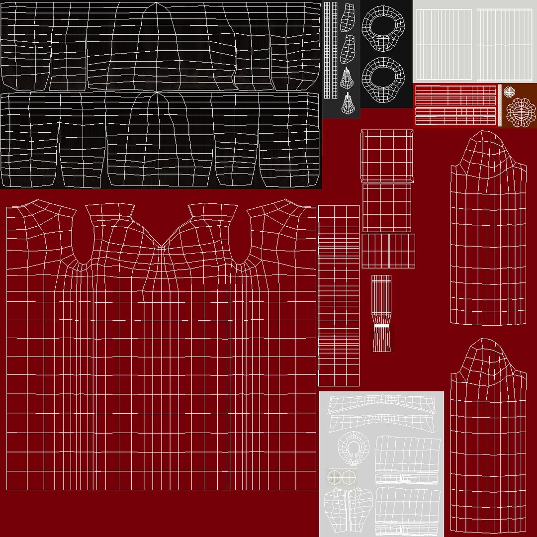 3D Dark Skin Graduation Gown Model - TurboSquid 1670554