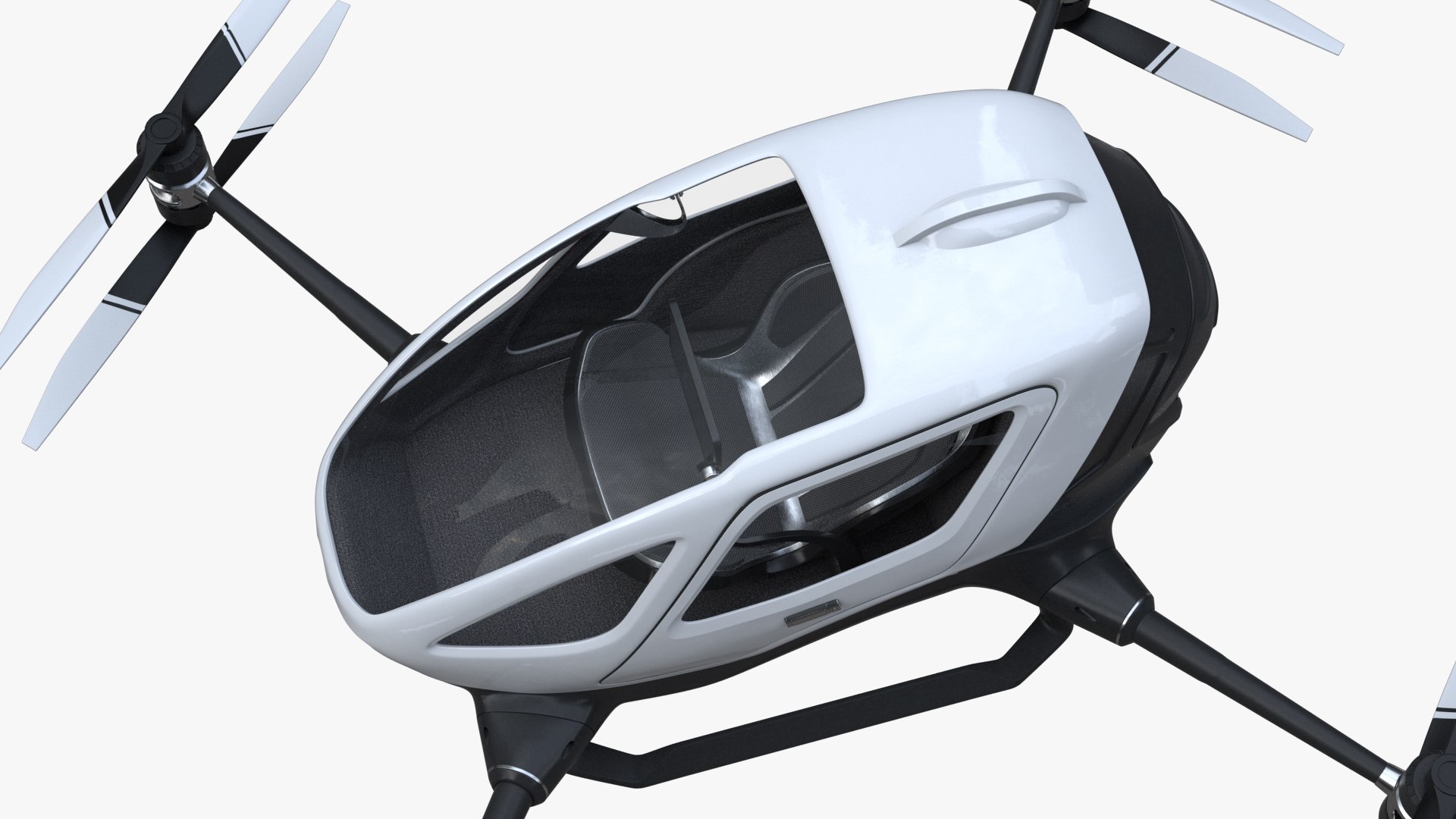 Ehang Single Passenger Aerial 3D Model - TurboSquid 1575414