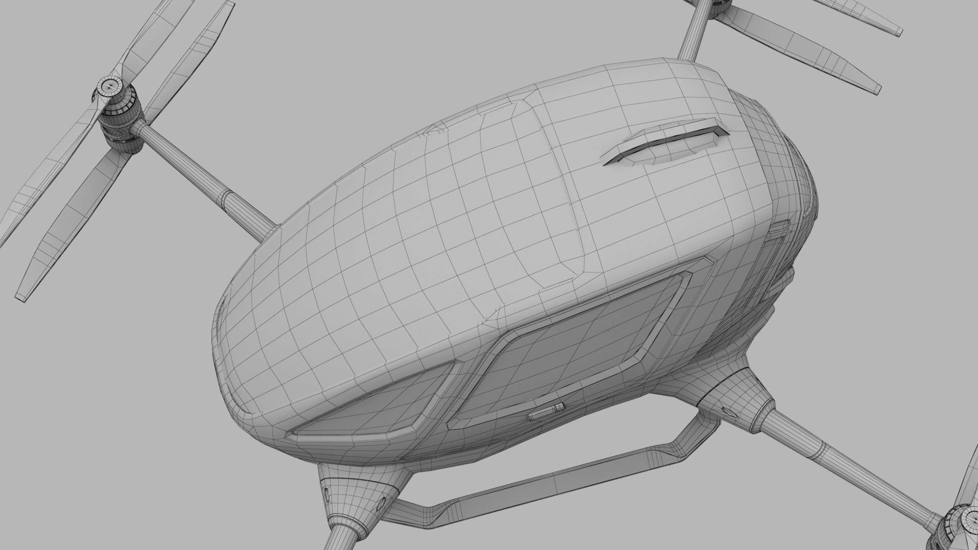 Ehang Single Passenger Aerial 3D Model - TurboSquid 1575414