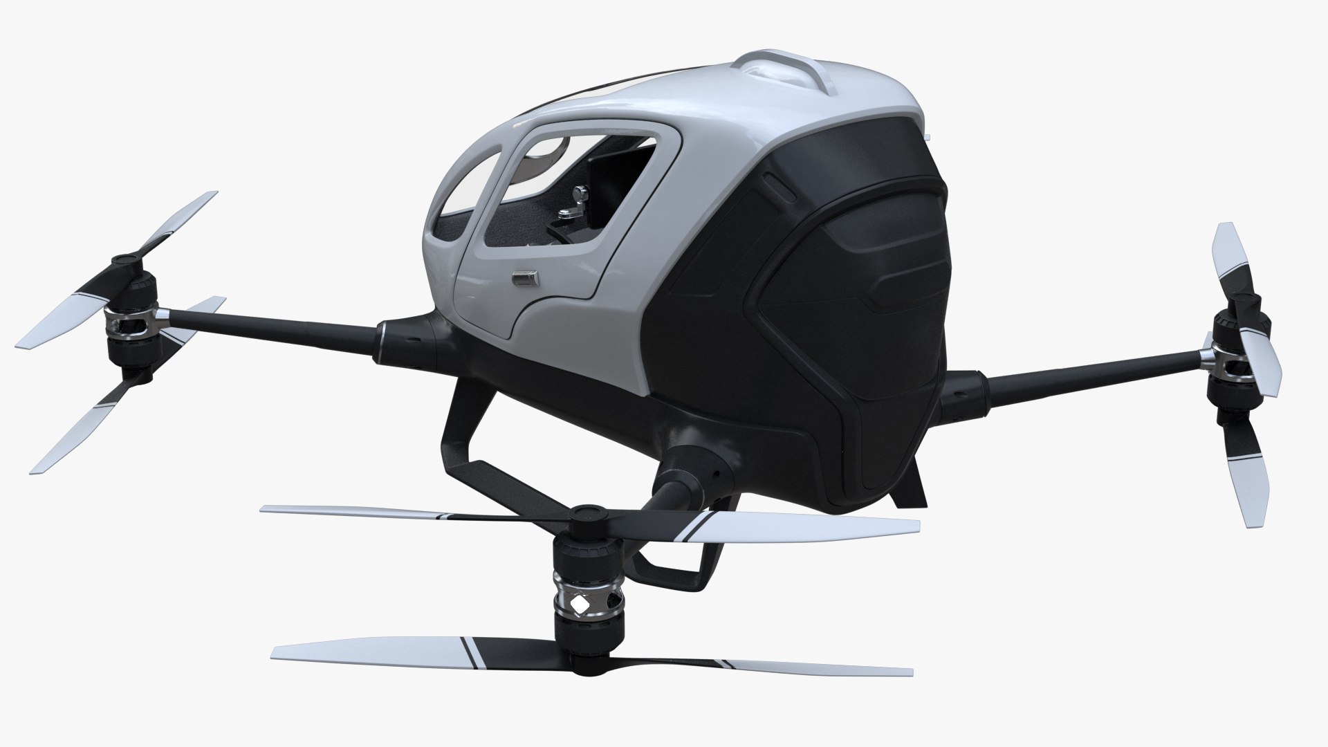 Ehang Single Passenger Aerial 3D Model - TurboSquid 1575414