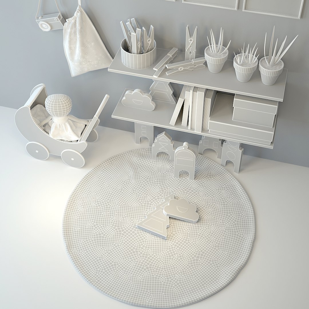 3d Model Nursery Decor