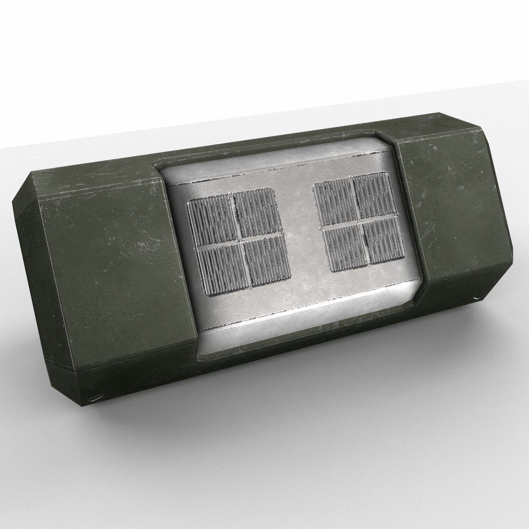 3d Model Sci-fi Crate